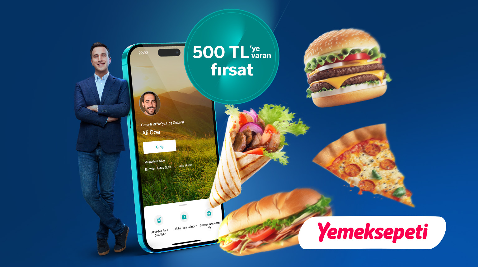 Yemeksepeti İndirim Kodu Kampanyası | Garanti BBVA