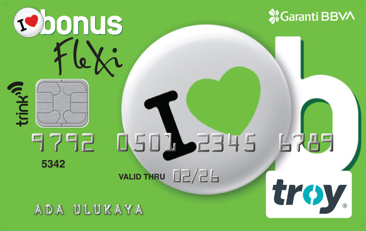 Bonus Flexi Troy | Kredi Kartı | Garanti BBVA